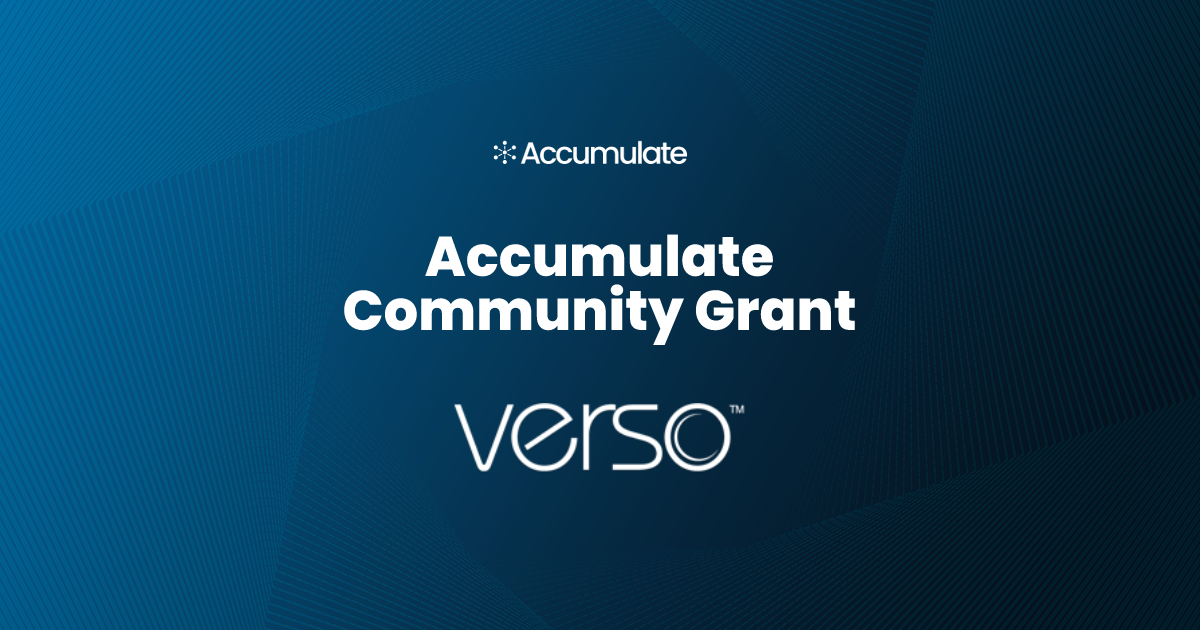 VERSO to Receive Grant for Trust-Based Solutions for Multiple ...